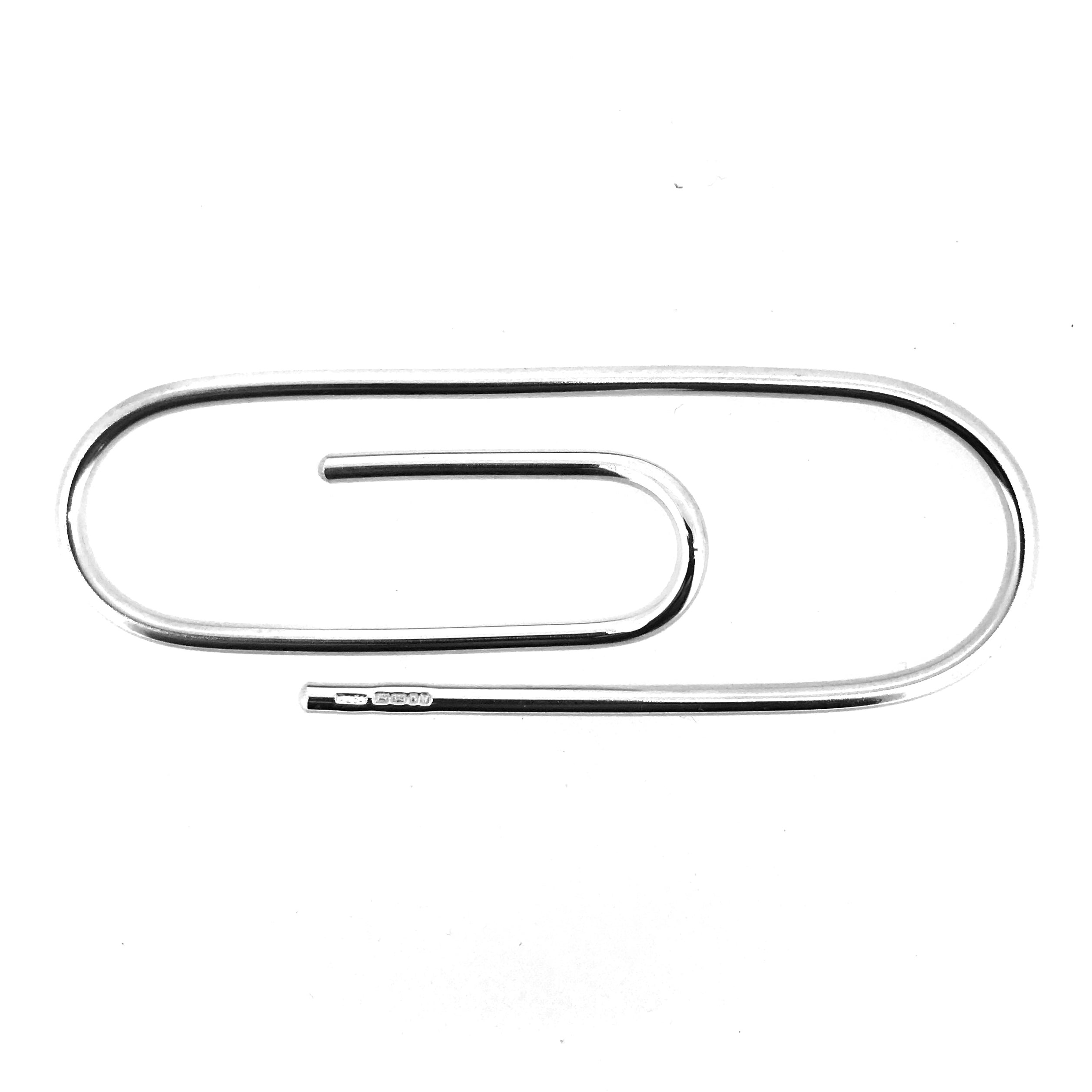 Premium Sterling Silver Paperclip Money Clip | Handmade & Hallmarked ...